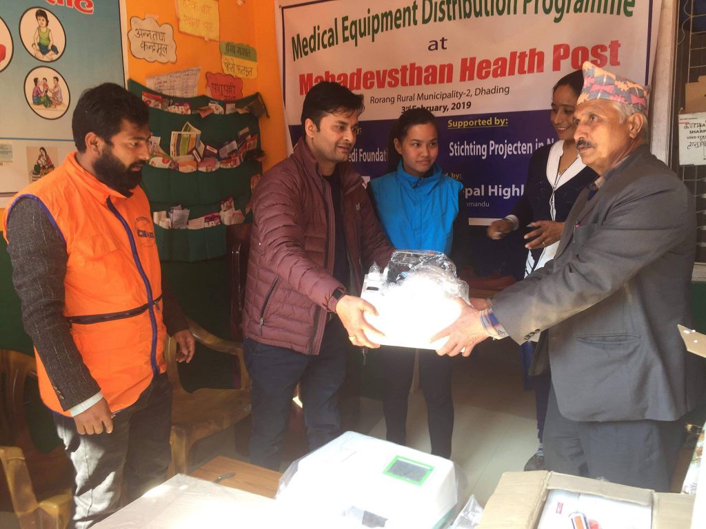 Healthpost in Mahadevsthan ingericht | Projecten in Nepal